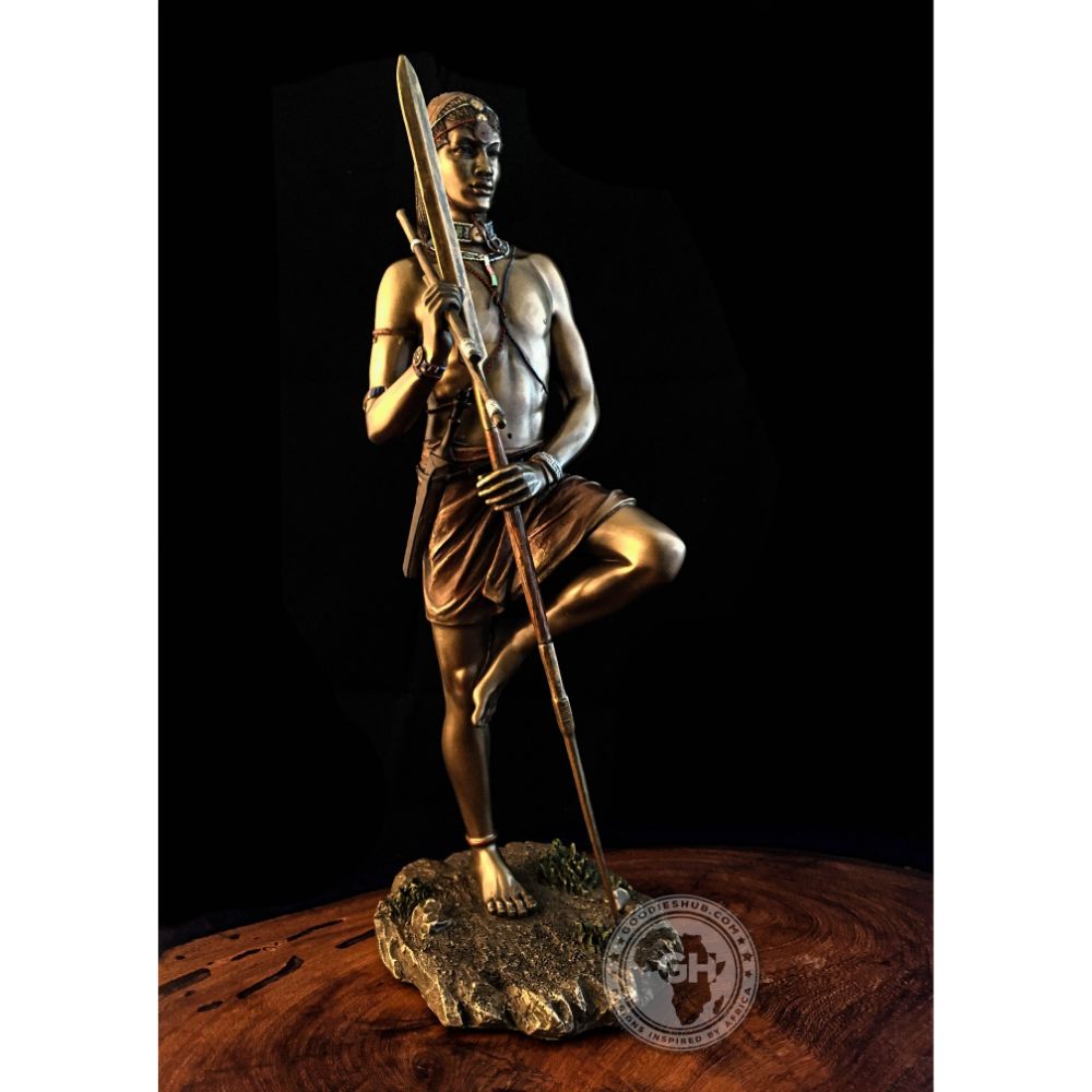 Angolia African Figurine Bronze Sculpture – GoodiesHub.com